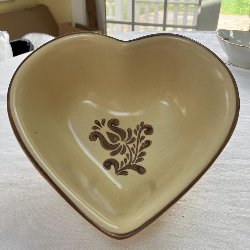 Heart Shaped Pfaltzgraff - Etsy