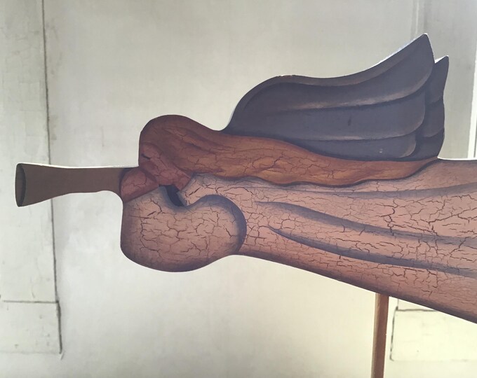 Wess -N- Wembers Primitive Folk Art Angel Figurine - Etsy