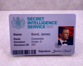 Secret Service Id Card - Etsy