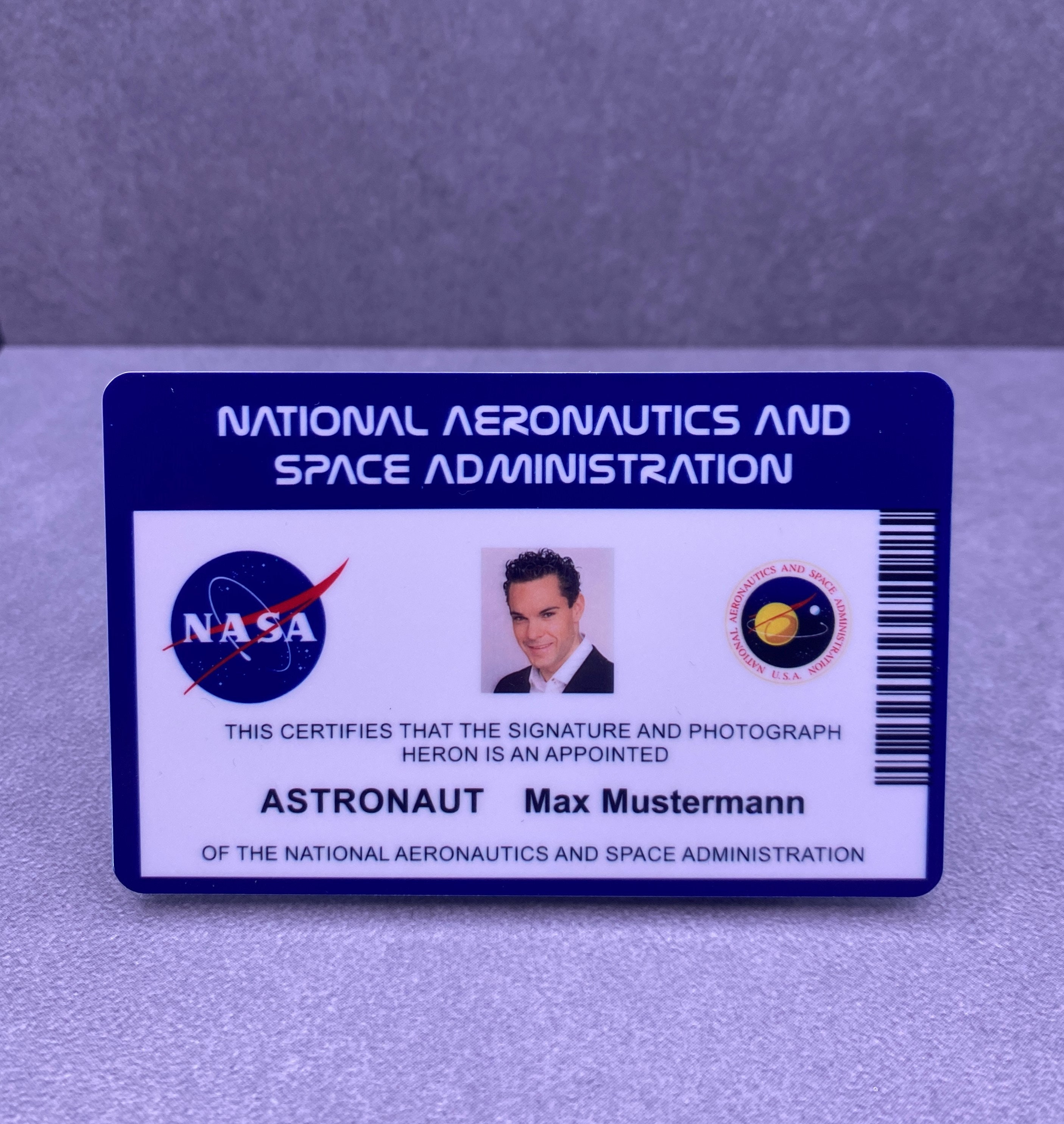 Official Astronaut Id Card