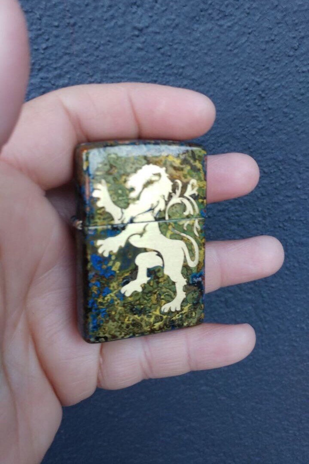 Lion Brass Shipwreck Lighter Case/edc Lighter/tactical Lighter/edc ...