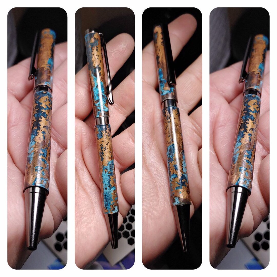 Copper Shipwreck Twist Pen/edc/edc Gear/edc Pen/edc Gift/everyday Carry ...