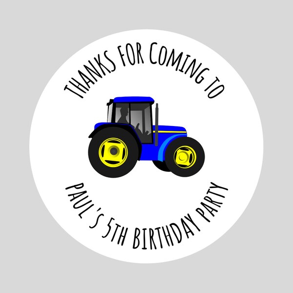 Blue Tractor - Etsy UK