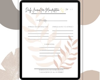 Manifestation Printable - Etsy