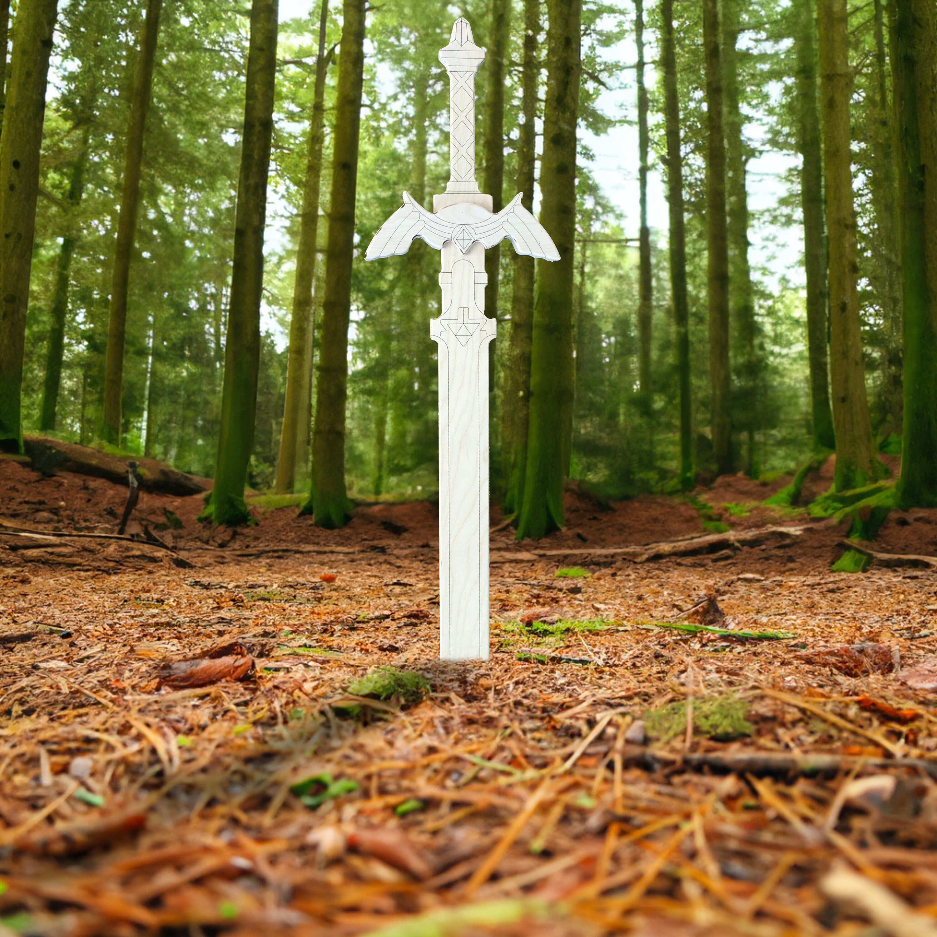 Master Sword Replica by Level 1 Armory - Durable Wooden Sword ...