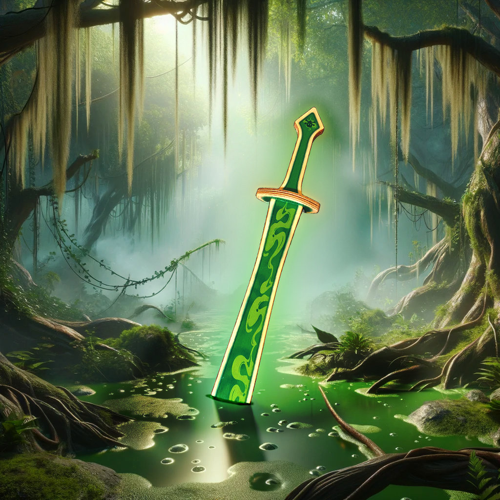 Level 1 Armory Poison Sword Venom Edge durable 23 Inch Long 1/2 Baltic ...