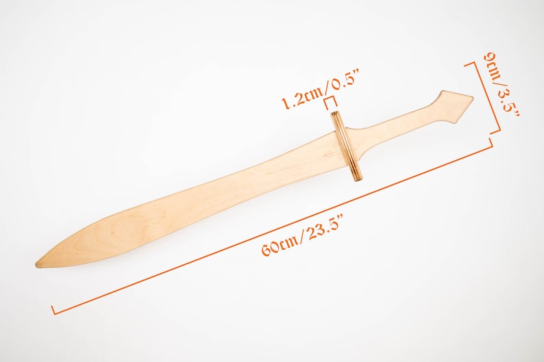 Wooden Toy Swords Set – Baltic Birch, Paint & Brushes Included - Etsy