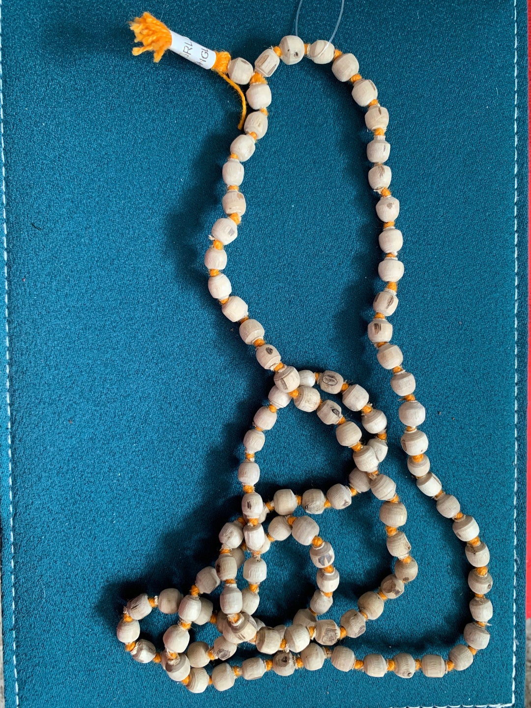 Certified Natural Tulsi Basil Rosary Jaap Mala for Pooja, Jaap, Temple ...