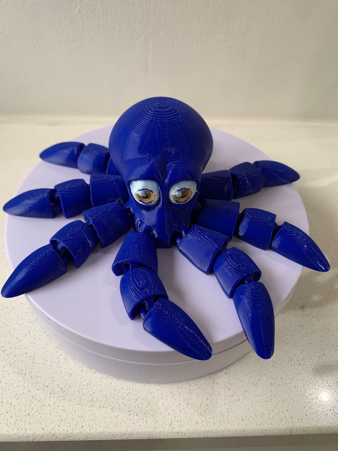 Shiny Octopus 3D Printed Articulated Movable Christmas Gift for Father ...