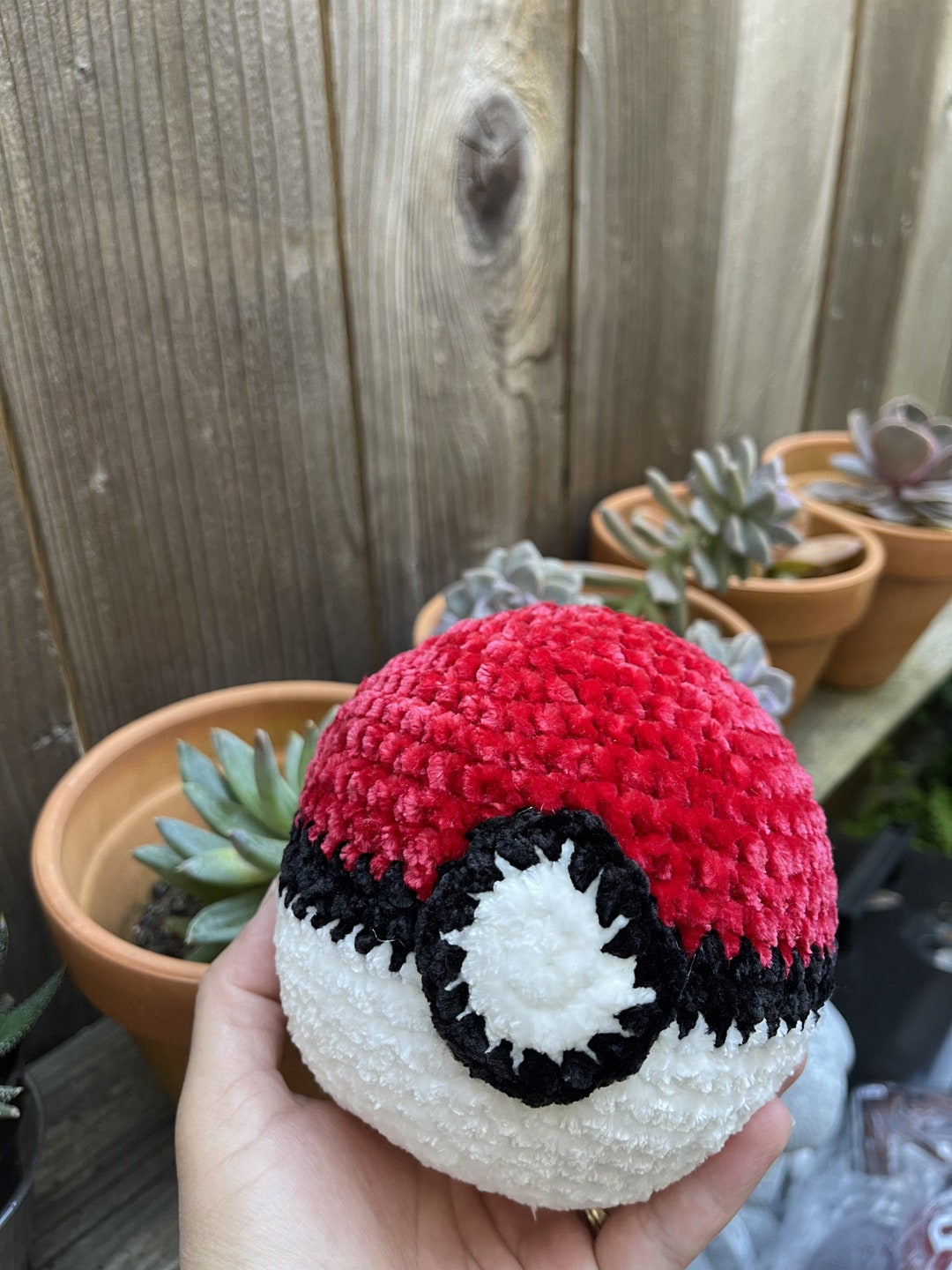 KAWAII POKE STRESSBALL Handmade Crochet Plushie Soft and Squishy Gift ...