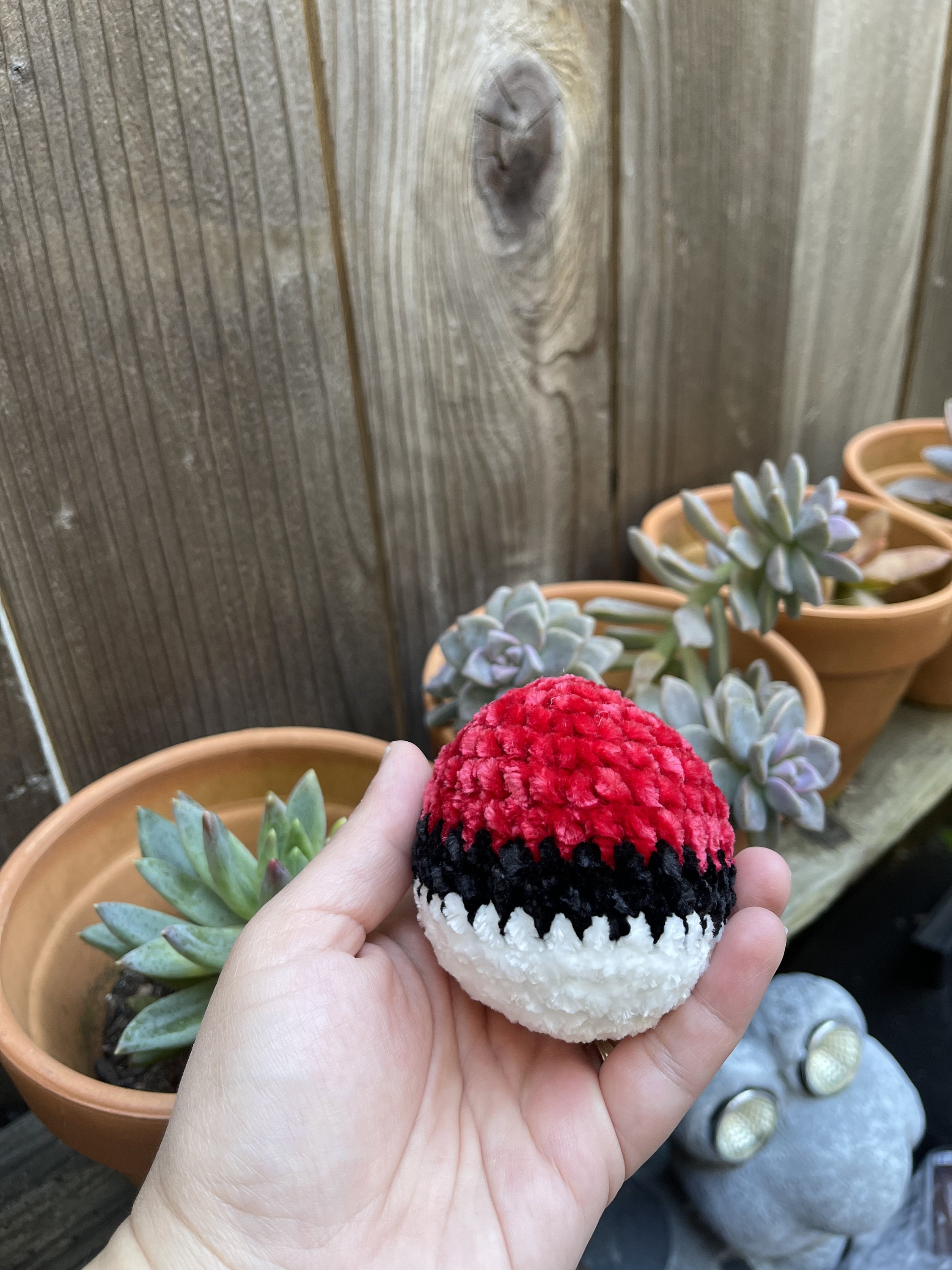 KAWAII POKE STRESSBALL Handmade Crochet Plushie Soft and Squishy Gift ...