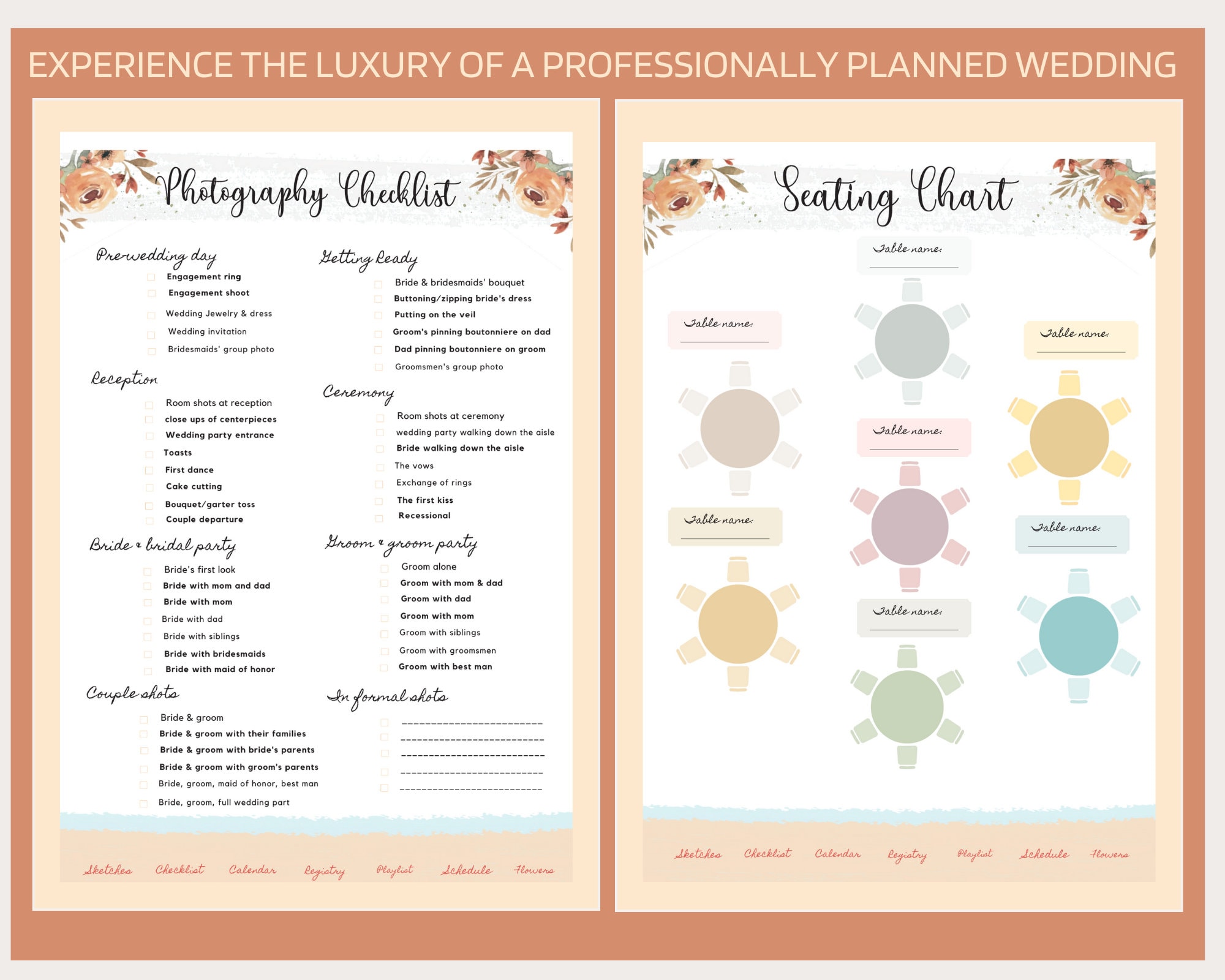 Ultimate Printable/digital Wedding Planner: Your Comprehensive Guide ...