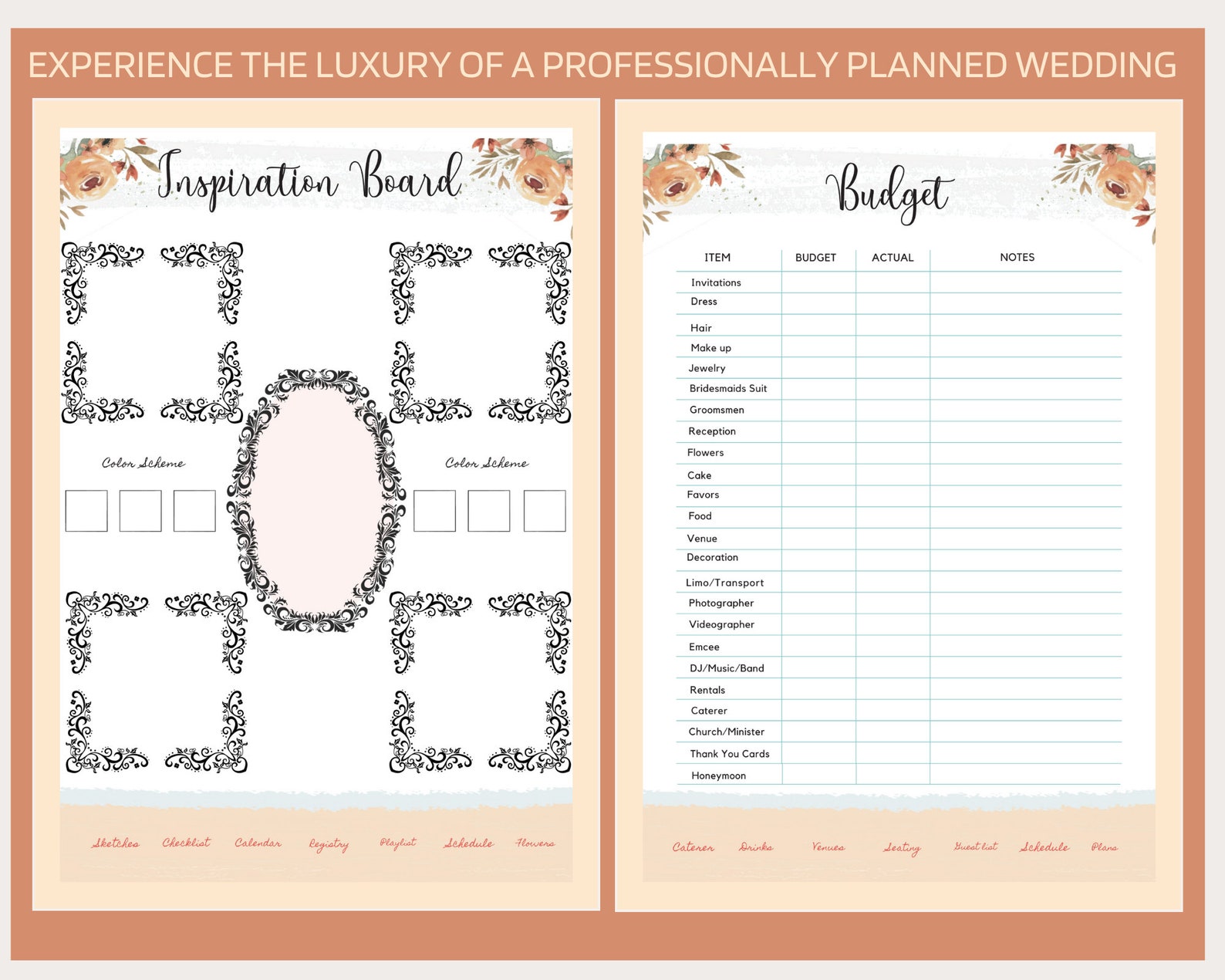 Ultimate Printable/digital Wedding Planner: Your Comprehensive Guide ...
