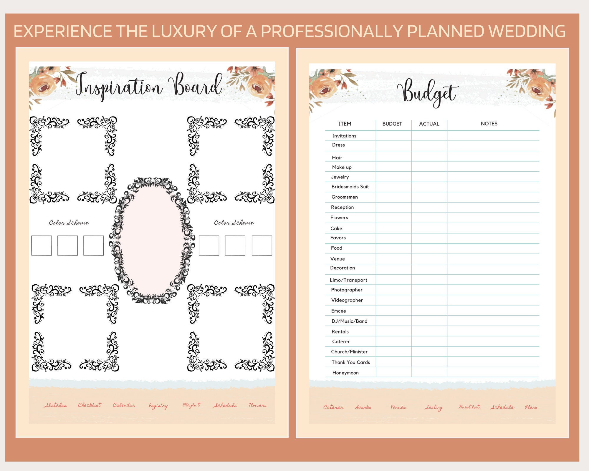 Ultimate Printable/digital Wedding Planner: Your Comprehensive Guide ...