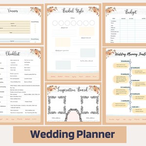 Ultimate Printable/digital Wedding Planner: Your Comprehensive Guide ...