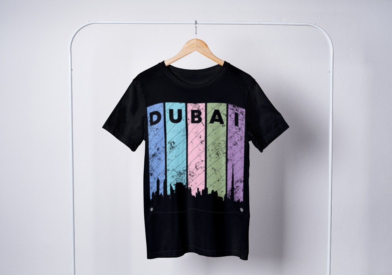 Dubai Tee Mockup - Styled Stock Photo Tshirt Mock up PNG Sublimation ...