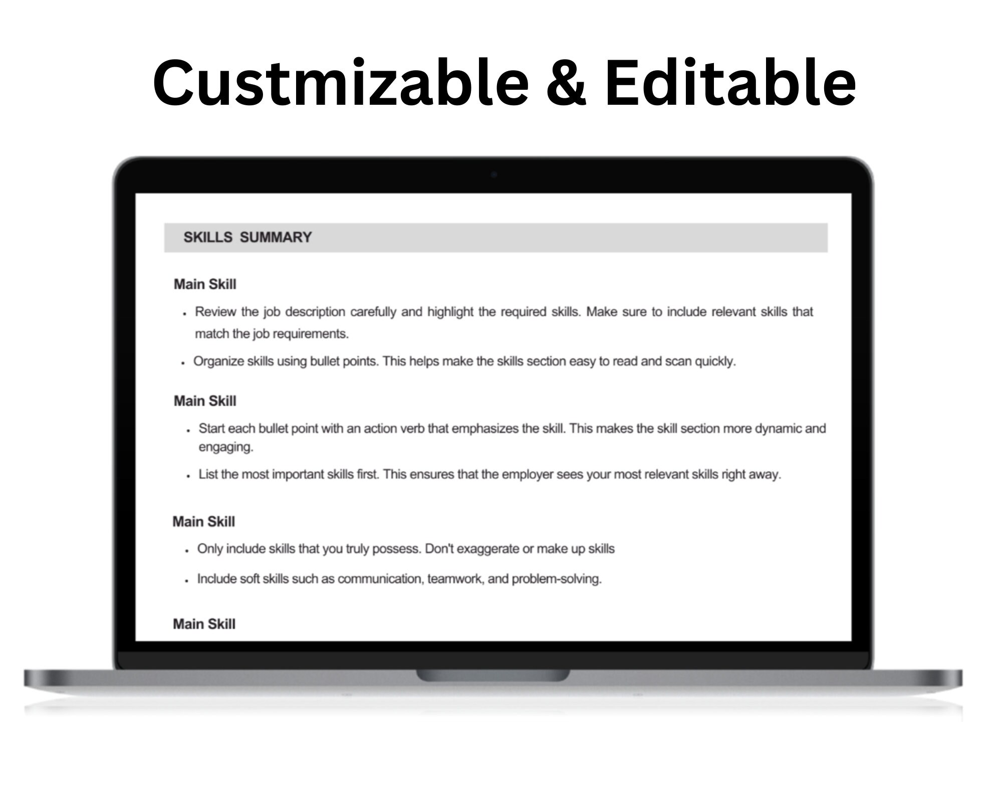 Find the Perfect Ats-friendly Resume Template: One-column, Traditional ...