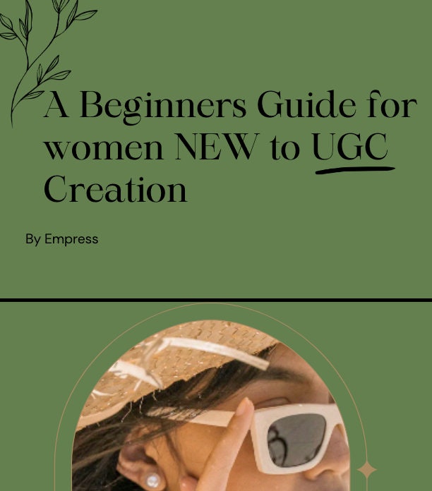 Beginners Guide to Becoming UGC Creator With Steps and Examples - Etsy