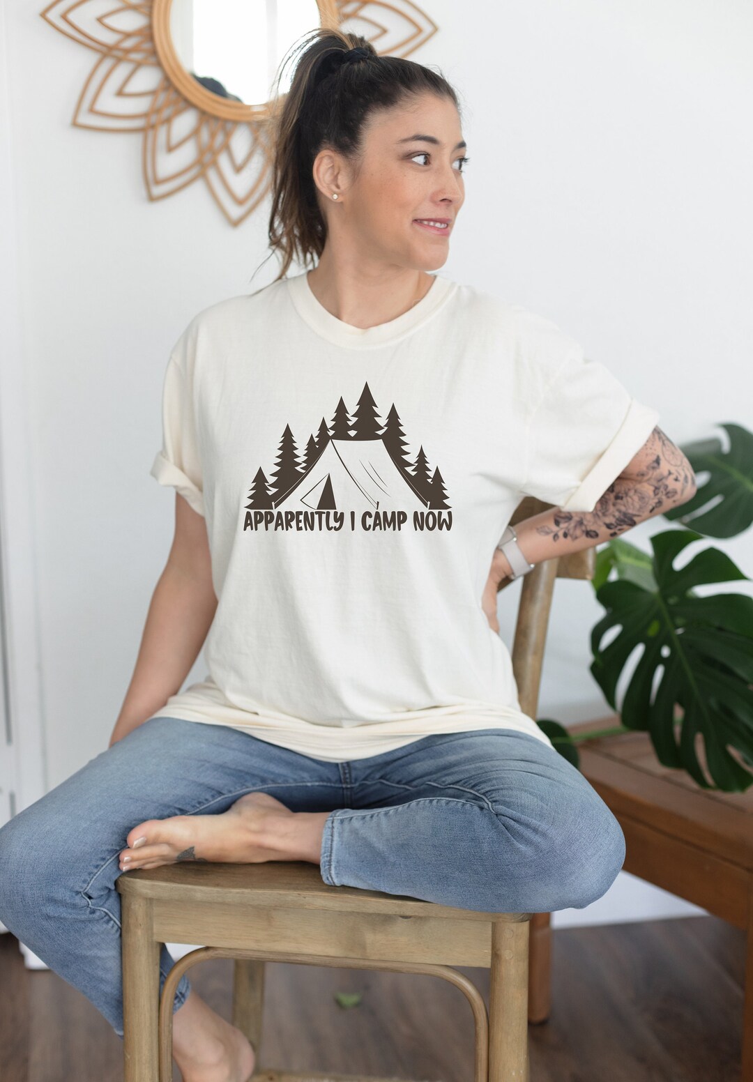Apparently I Camp Now Shirt, Camping Tshirt, Granola Girl Shirt ...