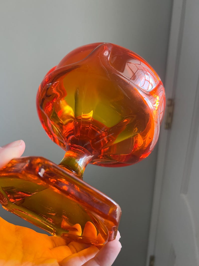 Viking Epic Column Persimmon Orange Lidded Dish - Etsy