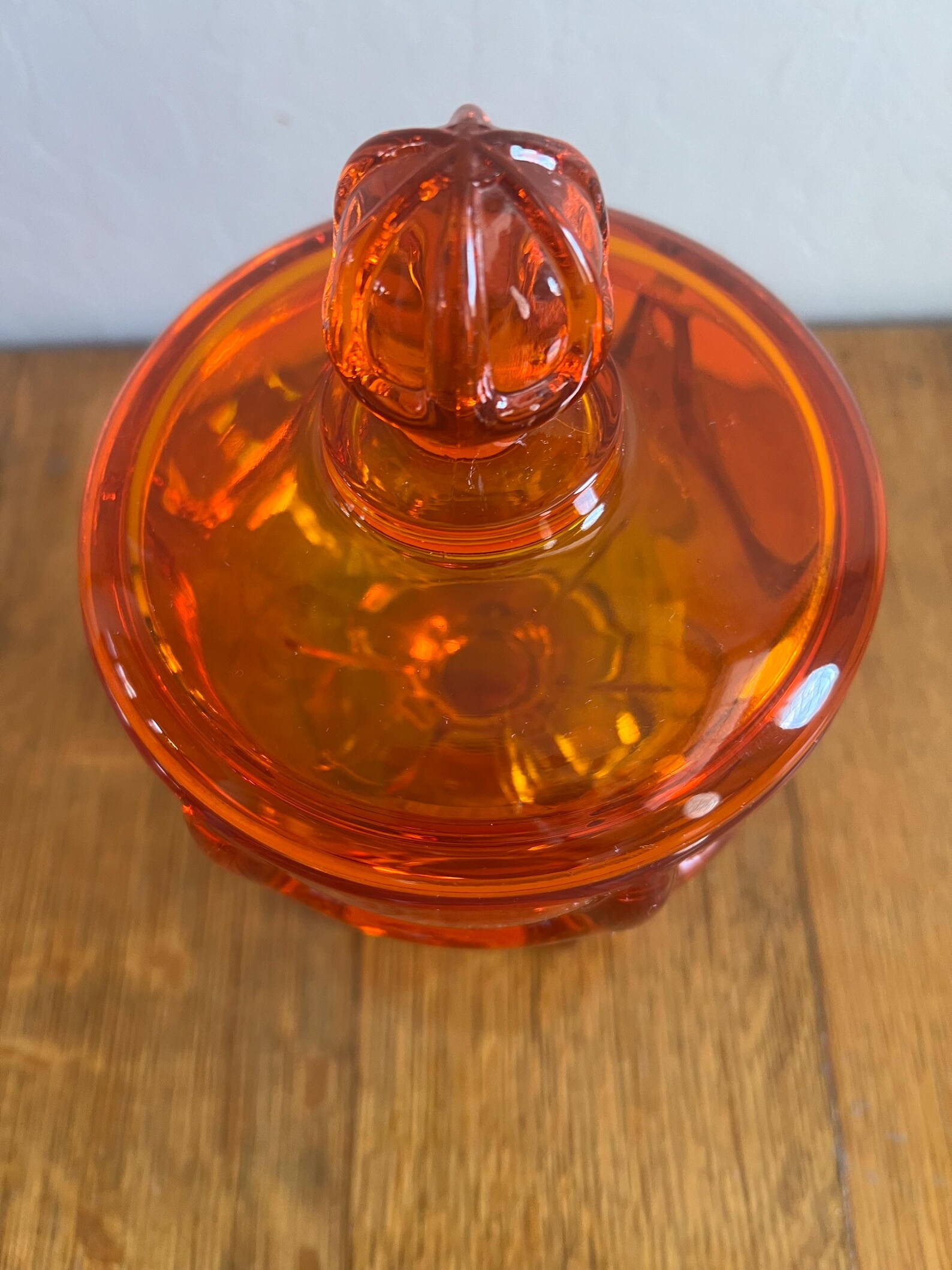 Viking Epic Column Persimmon Orange Lidded Dish - Etsy