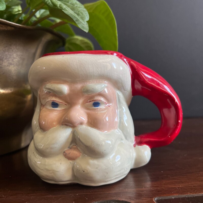 Vintage Santa Mugs - Etsy
