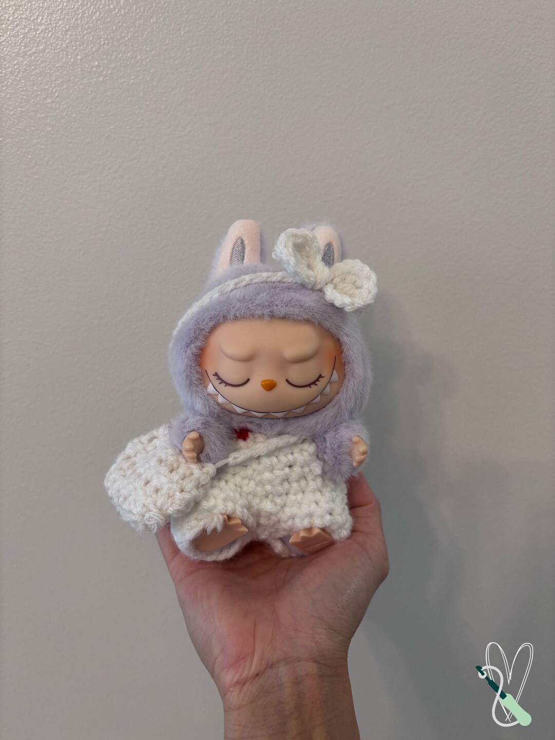 Handmade Labubu Crochet Bow Headband Cute Gifts - Etsy