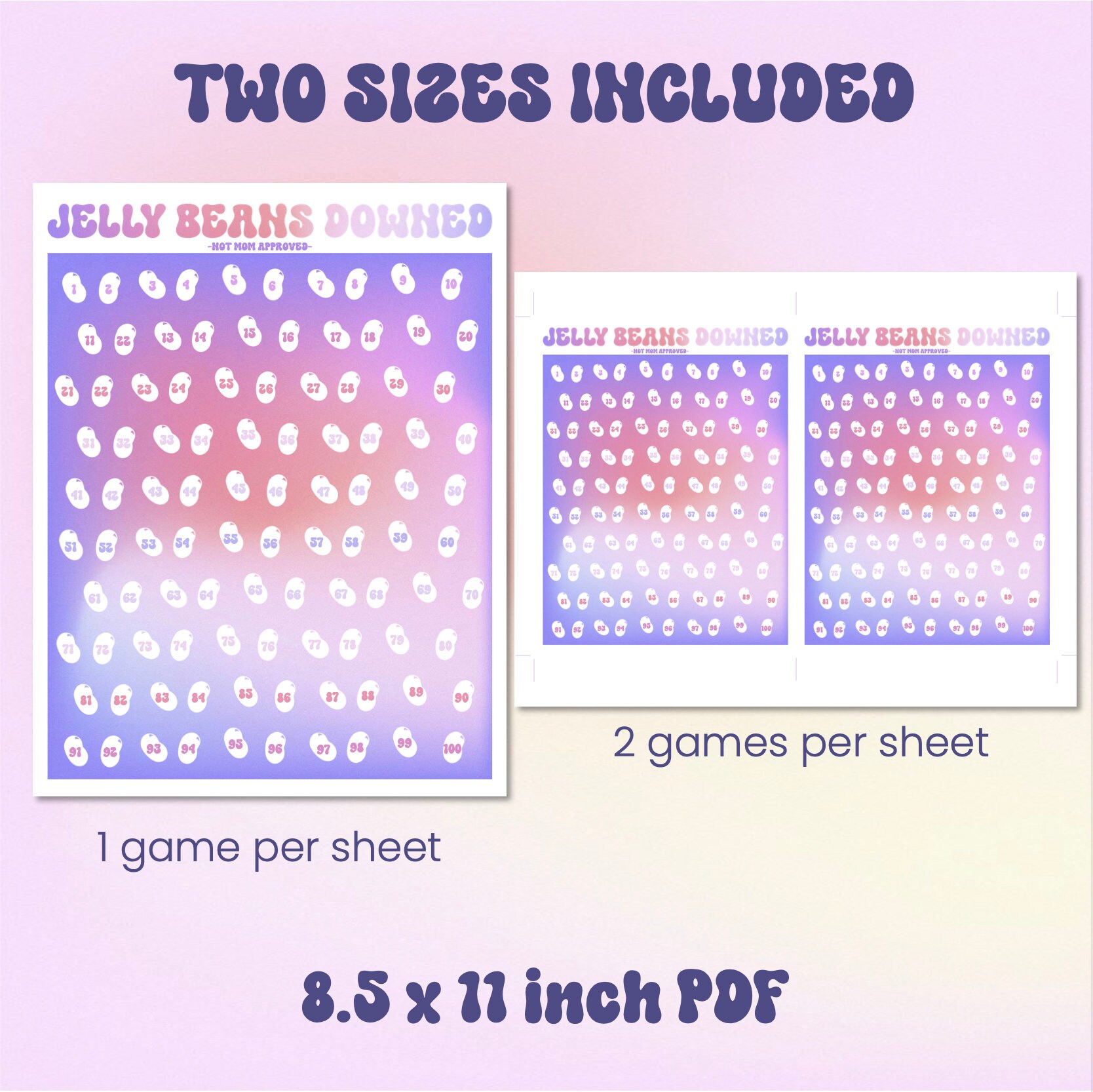 Jelly Bean & Peeps Tracker Easter Games Printable Easter - Etsy