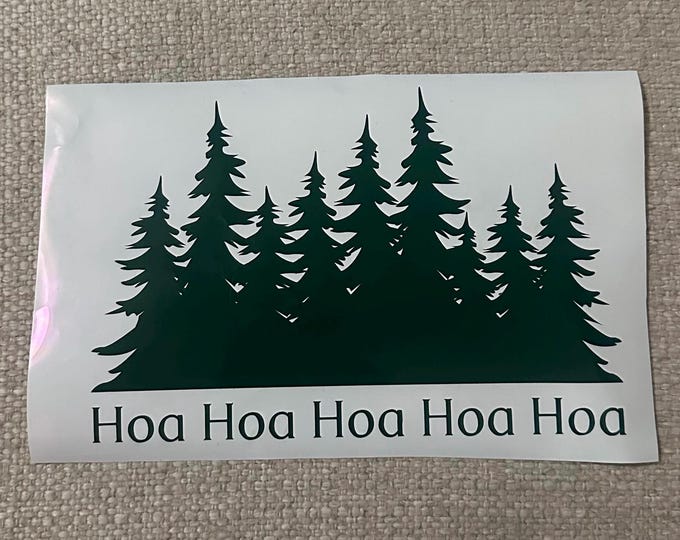 Hoa Hoa Twilight Fan Car Decal - Etsy