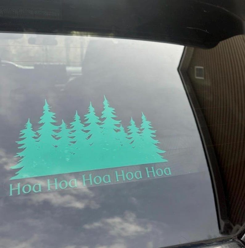 Hoa Hoa Twilight Fan Car Decal - Etsy