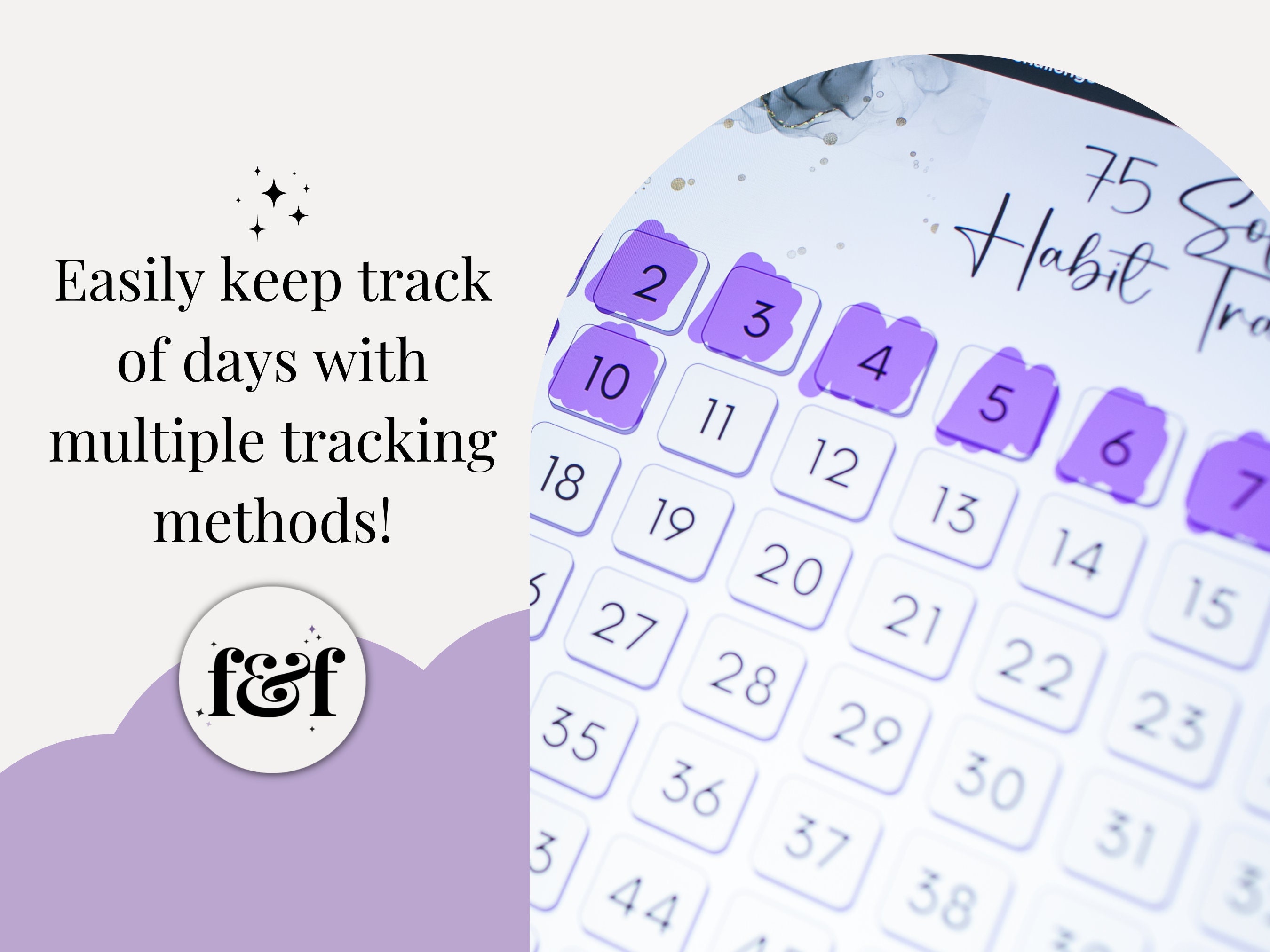 75 Soft Challenge Printable | Goodnotes Template | Fitness Tracker ...