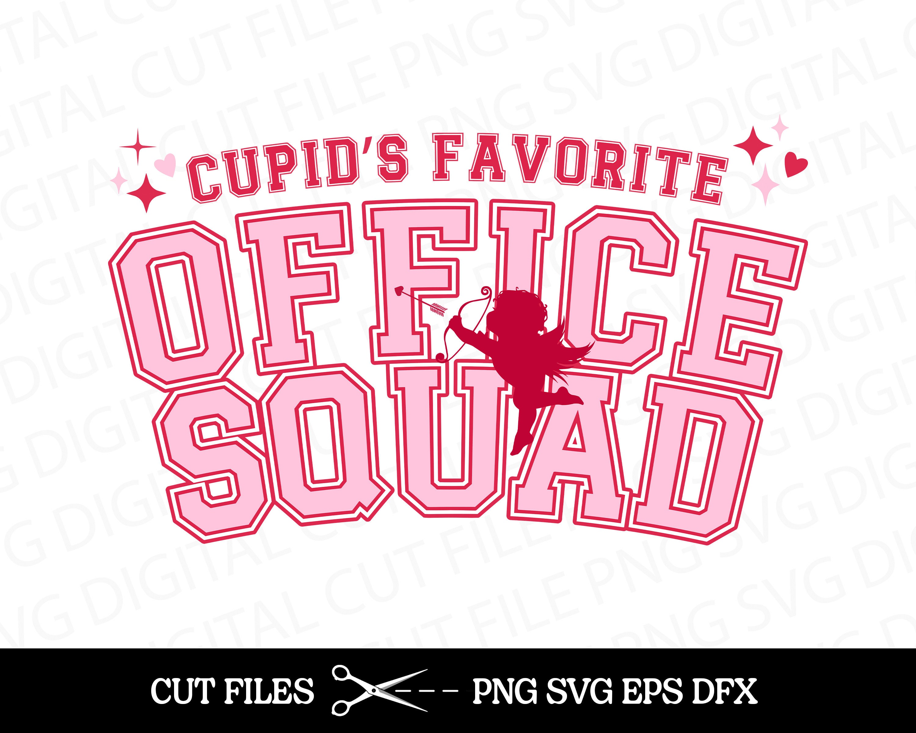 Cupids Favorite Office Squad Svg Valentine Office Squad Png Office