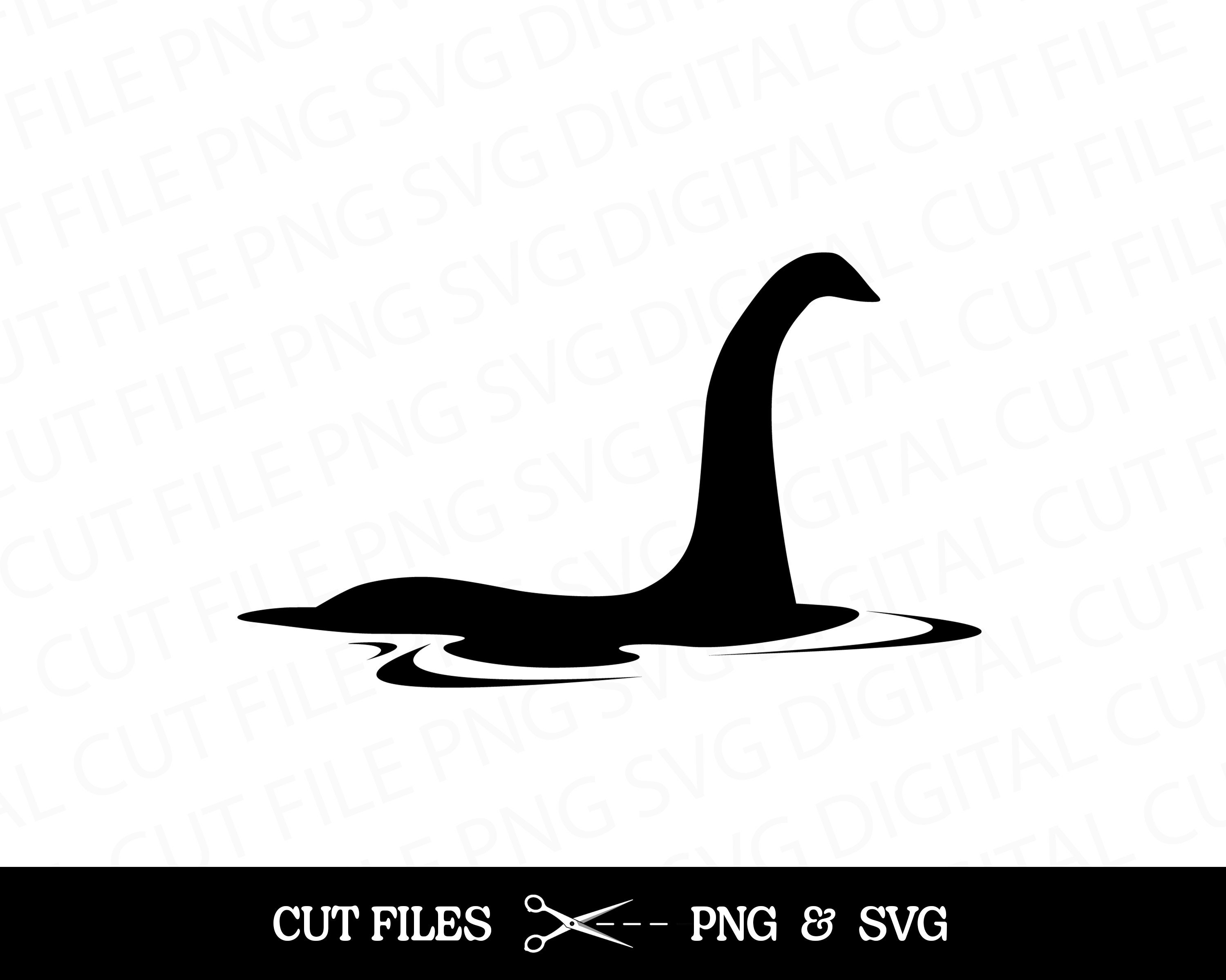 Loch Ness Clipart, Nessie Png, Swimming Loch Ness Svg, Sea Monster ...