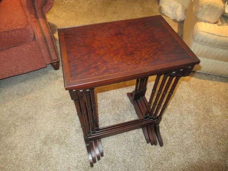 1940's Nesting Coffee Tea Side Tables Mahogany in Fantastic Shape ...