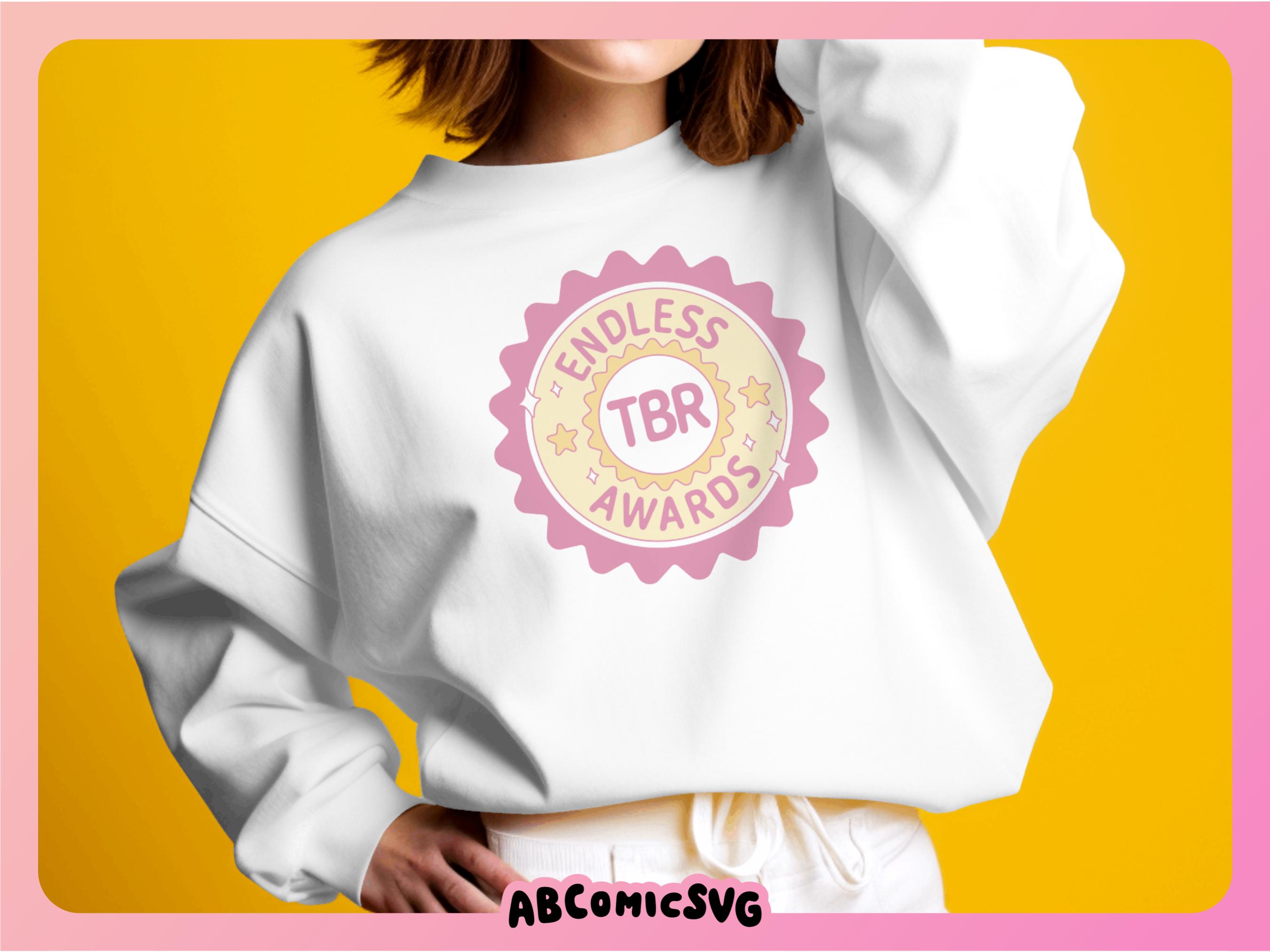 Endless TBR Awards SVG PNG, Bookish Sticker Png, Book Lovers Svg, Cute ...