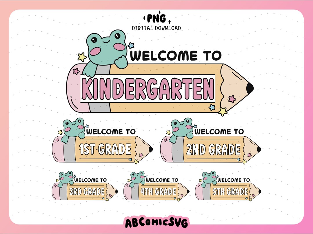 Back to School Bundle PNG, Teacher PNG Designs, Grade Level PNG, Cute ...