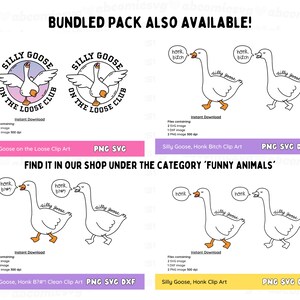 Silly Goose SVG PNG, Silly Goose on the Loose Club, Trendy SVG - Etsy