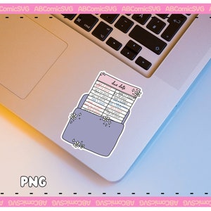 Library Card Due Date PNG, Bookish PNG, Bibliophile PNG, Cute Trendy ...