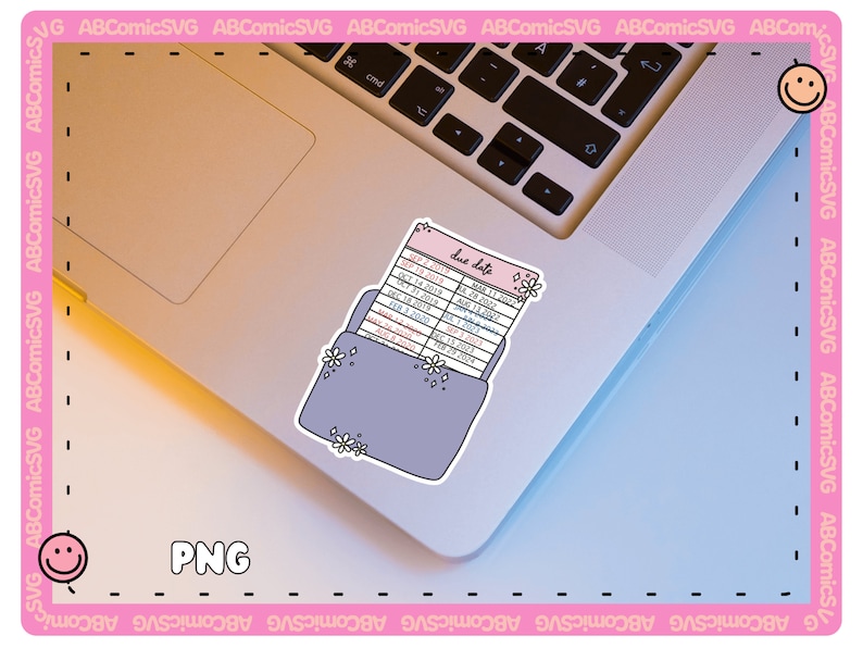 Library Card Due Date PNG, Bookish PNG, Bibliophile PNG, Cute Trendy ...