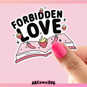 Forbidden Love SVG PNG, Book Tropes SVG, Enemies to Lovers, Cute Trendy ...