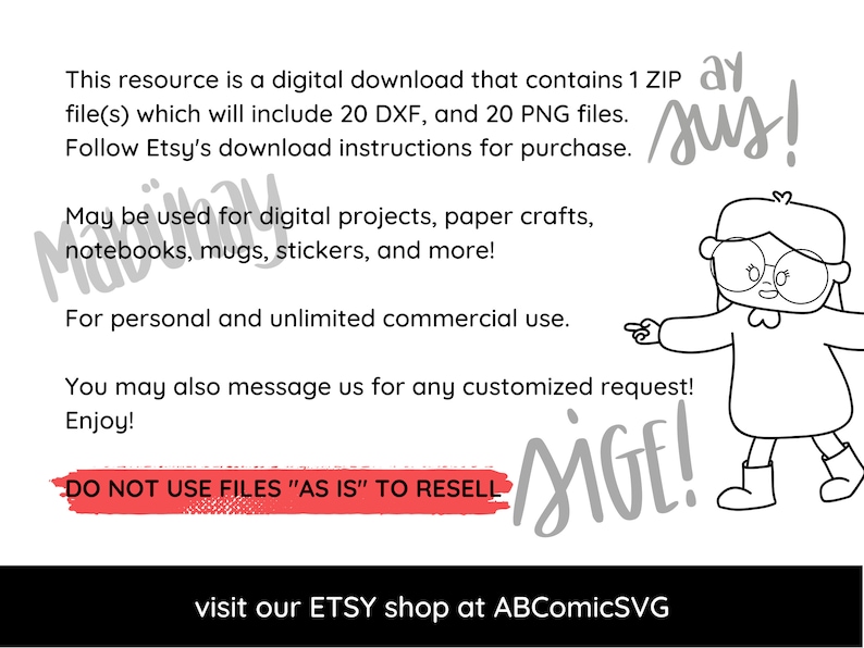 Tagalog Filipino Hand Drawn Words, Quotes Clip Art Bundle, PNG DXF ...