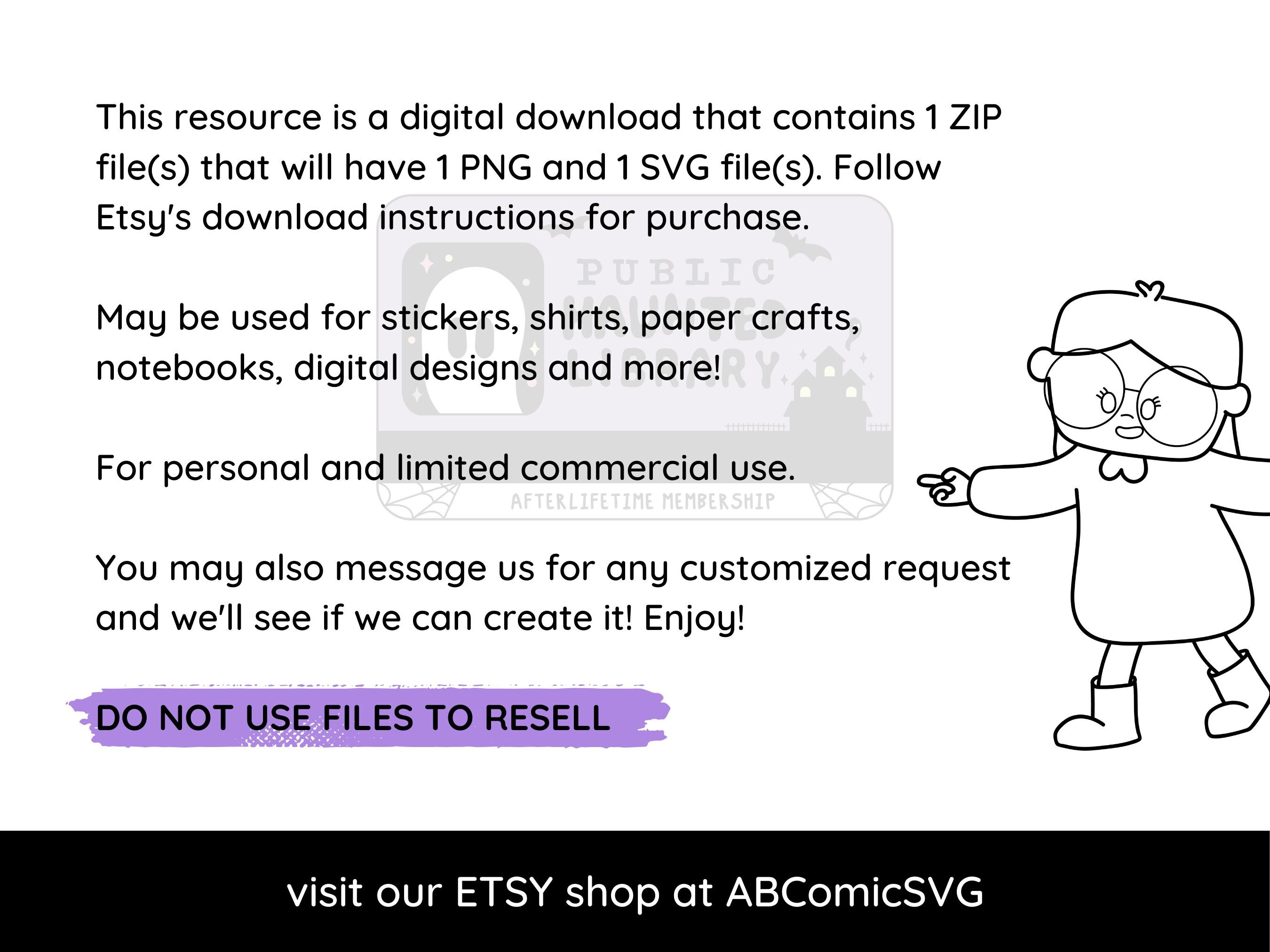 Haunted Library Card SVG PNG, Bookish Ghost PNG, Cute Halloween, Trendy ...