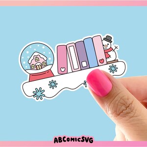 Christmas Bookshelf SVG PNG, Cozy Holiday Book Club PNG, Trendy Designs ...