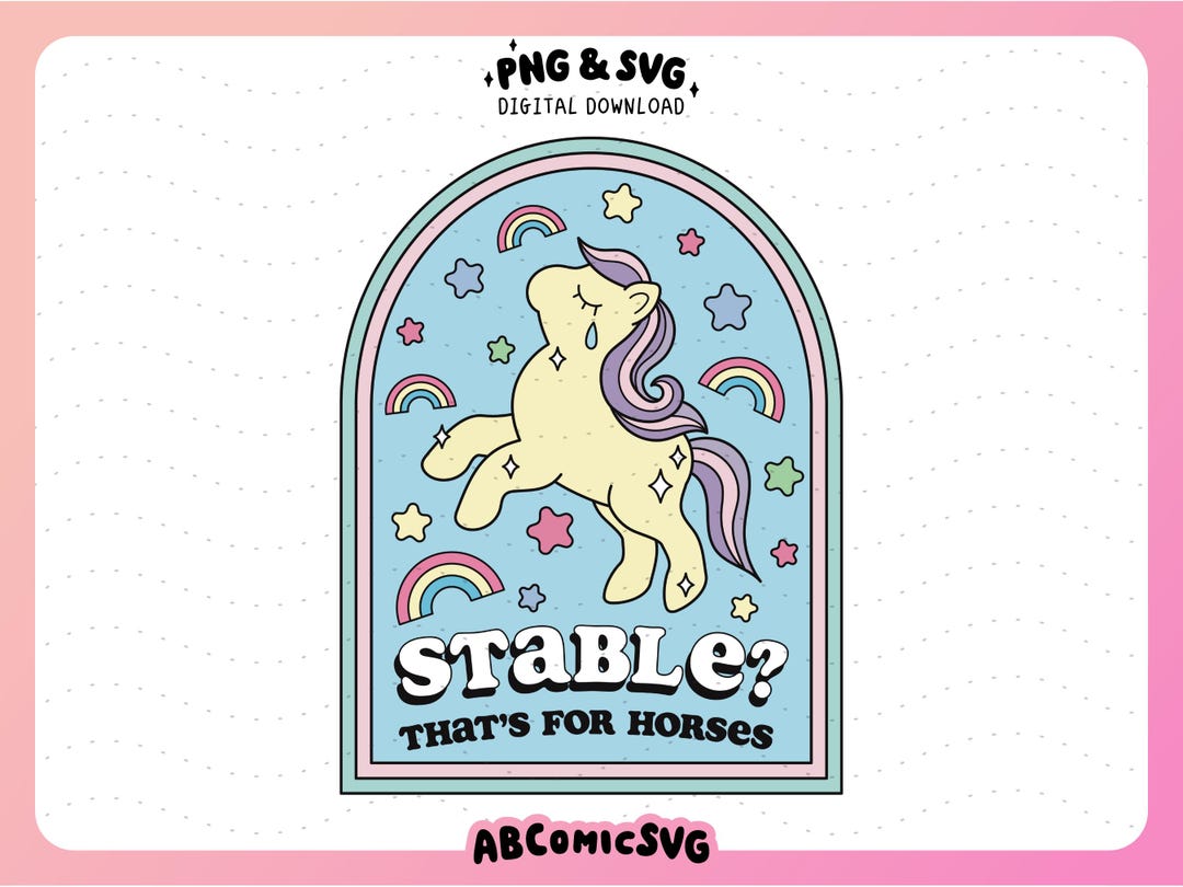 Stable That's for Horses SVG PNG, It's Ok to Feel All the Feels, Mental ...