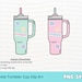 Hydrate SVG PNG, Tumbler Cup, Drink Your Water, Water Bottle, SVG Files ...