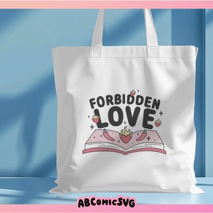 Forbidden Love SVG PNG, Book Tropes SVG, Enemies to Lovers, Cute Trendy ...
