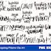 Tagalog Filipino Hand Drawn Words, Quotes Clip Art Bundle, PNG DXF ...