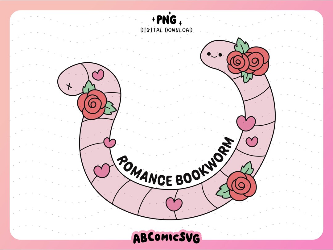 Romance Bookworm Png, Romance Reader Png, Spicy Book Png, Bookish ...