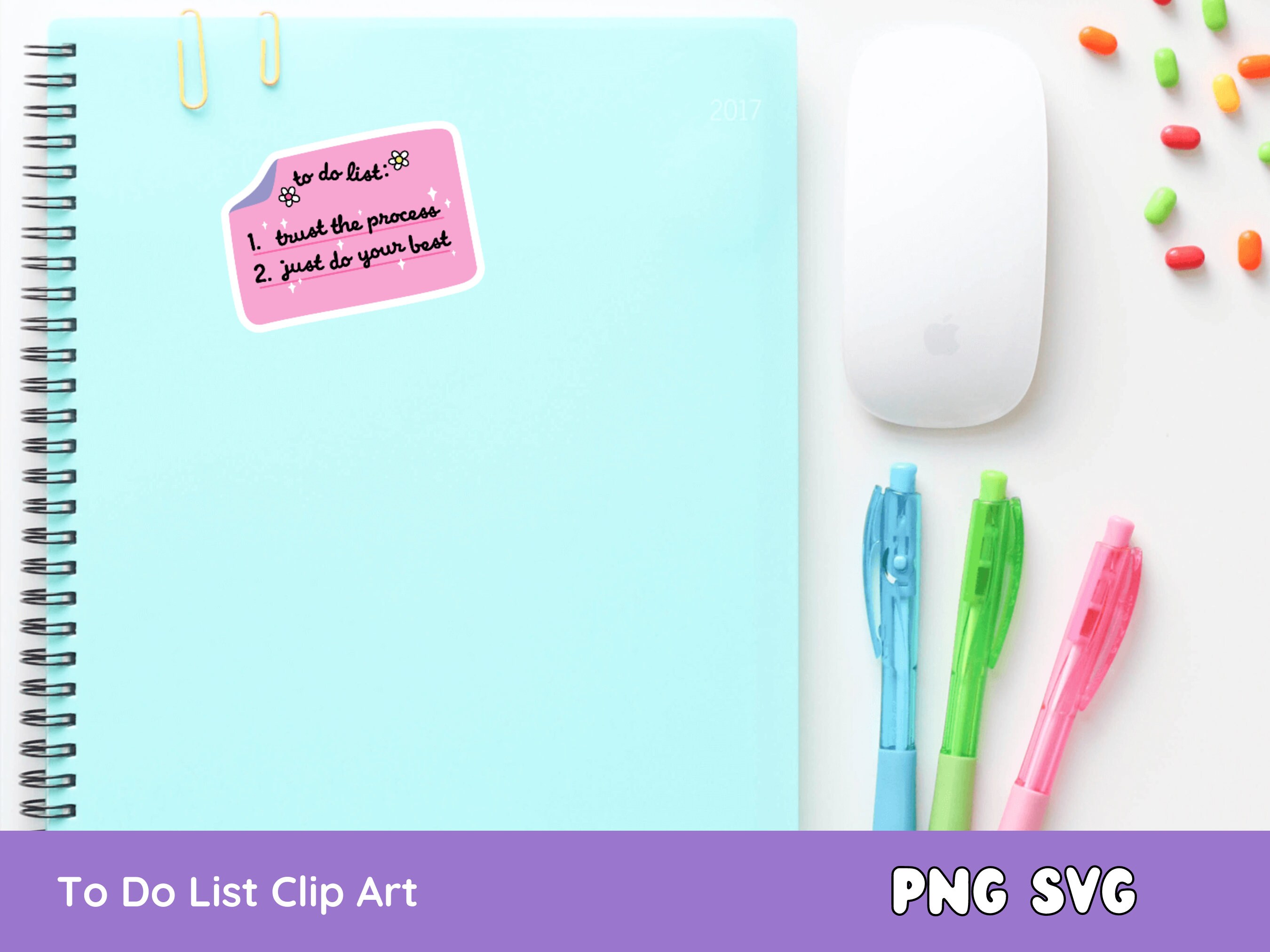 To Do List SVG PNG, Doing My Best, Trust the Process, Inspirational ...
