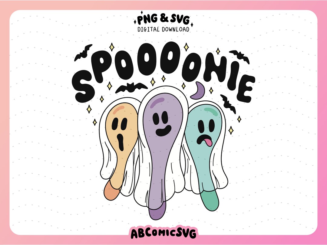 Spoonie Ghost PNG SVG, Halloween PNG, Chronic Illness Png, Trendy ...